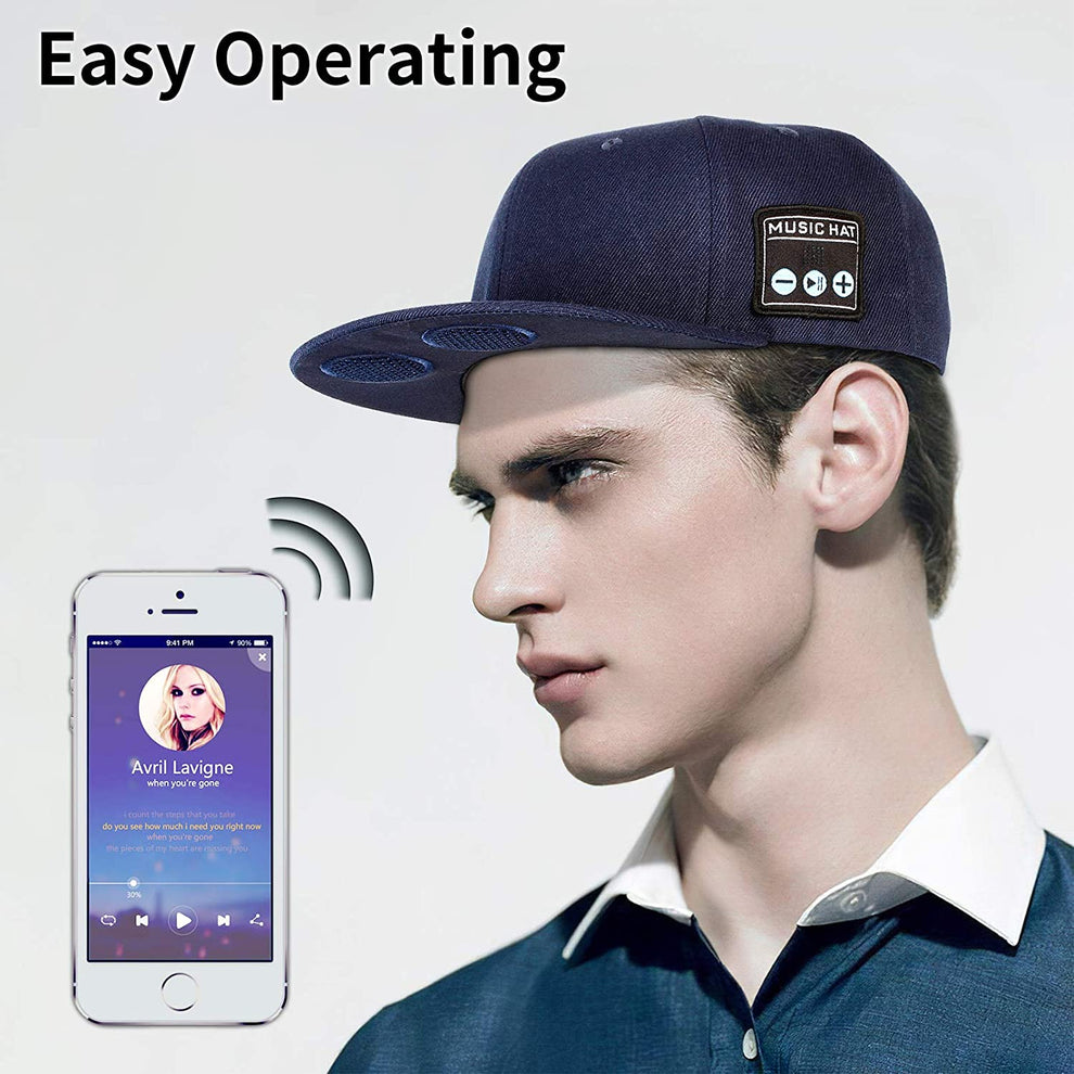 Adjustable Washable Cap | Best Bluetooth Hat | Digital Electro Shop